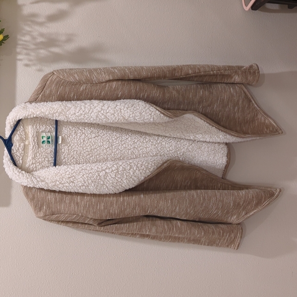 GreenTea | Jackets & Coats | Green Tea Fuzzy Open Sweaterjacket Small ...